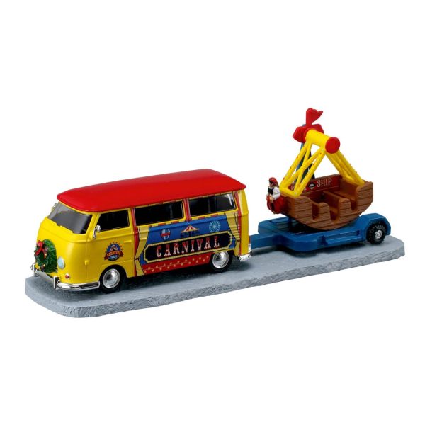 Towing Van With Carnival Ride - Your Christmas Warehouse
